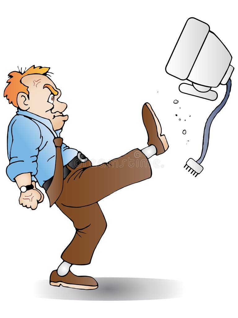 Destroying Computer Stock Illustrations – 159 Destroying Computer Stock ...