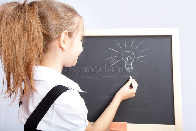 I have a good idea stock image. Image of emotions, learn - 20908457