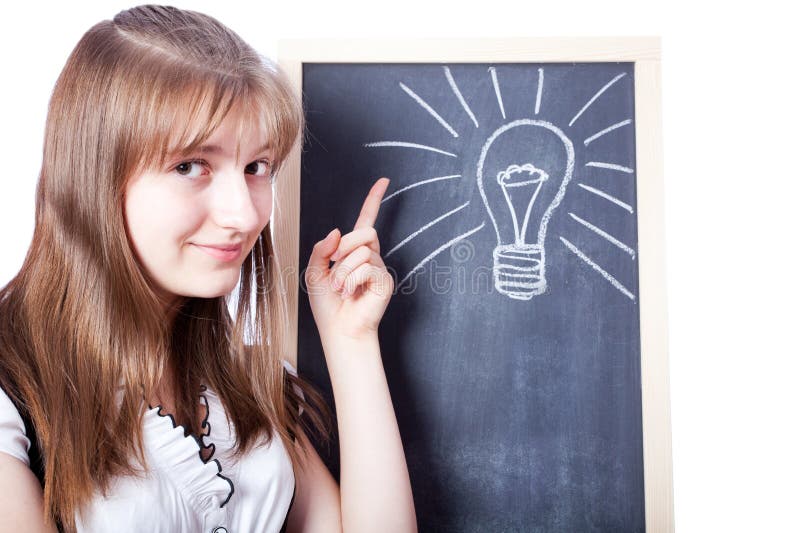 I have a good idea stock photo. Image of foreground, emotions - 26106506