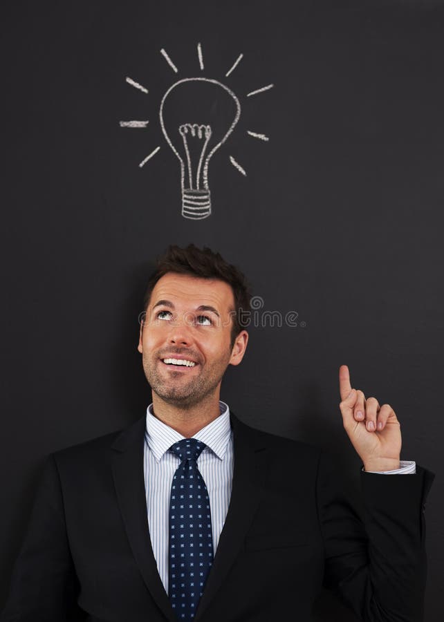 I have good idea! stock photo. Image of adult, intelligence - 31623262