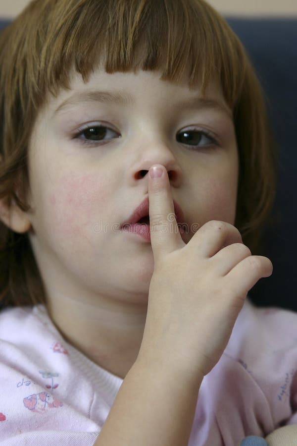 I have got a cold stock photo. Image of head, sweet, finger - 1713930