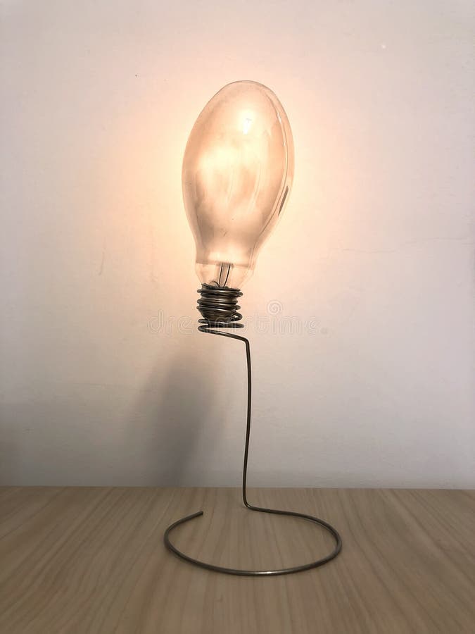 I Have an Idea, the Light Bulb Turned on Stock Image - Image of object ...