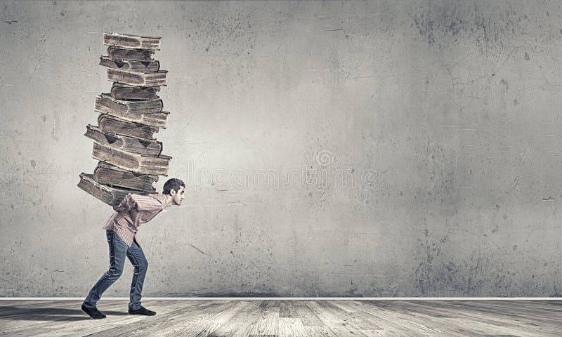 210 Man Carrying Heavy Books Stock Photos - Free & Royalty-Free Stock ...