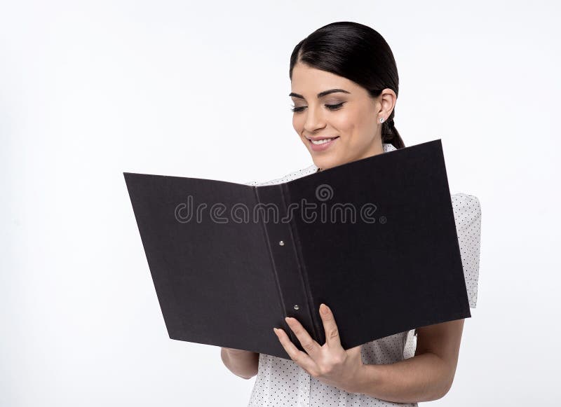 I Have Some Correction in this File. Stock Photo - Image of pretty ...