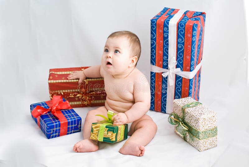 I have some presents stock image. Image of child, beauty - 11639847