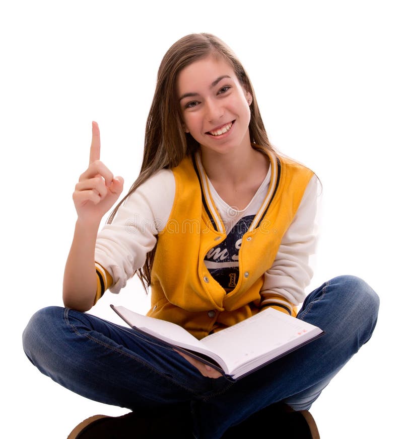 I know the answer stock photo. Image of isolated, smile - 28457002