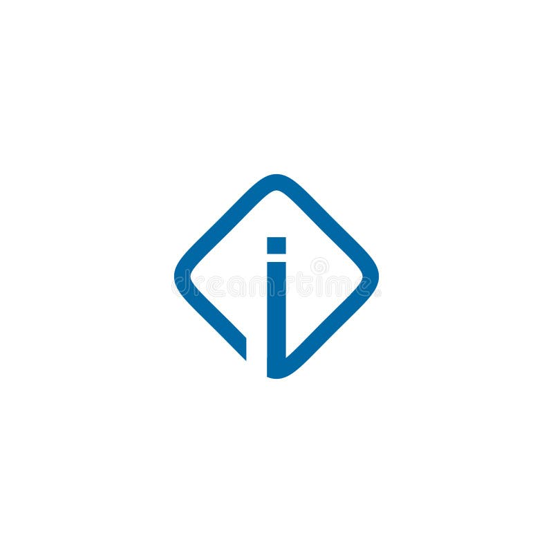 I-Letter Initial Icon-Logo-Designvorlage Vektor Abbildung ...