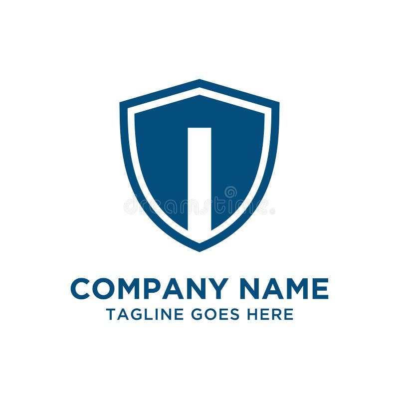 J Letter Shield Logo Vector Design Template. Stock Vector ...