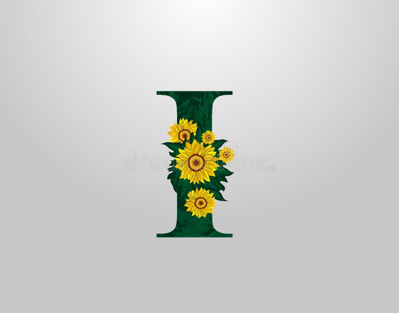 Green Daisy Letter I Stock Illustrations – 22 Green Daisy Letter I ...
