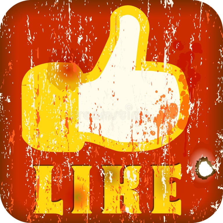 I like button stock vector. Illustration of like, network - 27141399