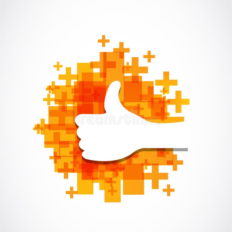 I Like hand stock vector. Illustration of follow, connections - 31244837