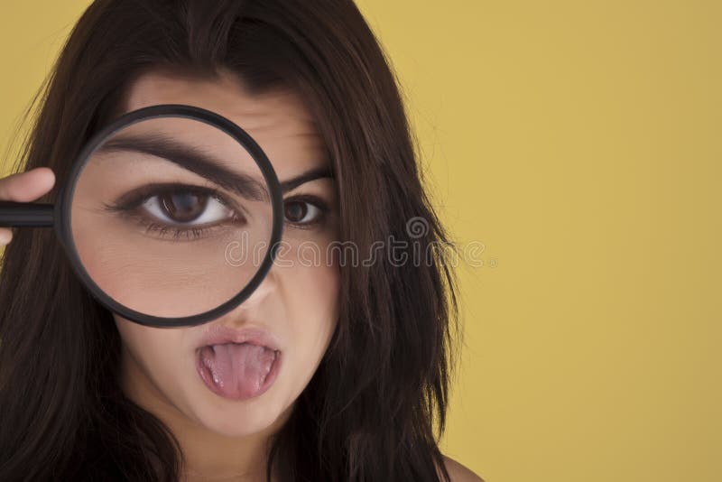 I am looking at you. stock image. Image of analysing - 27143293