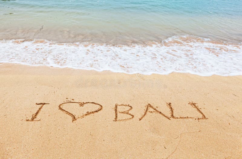 I Love Bali Stock Photos - Image: 25298253