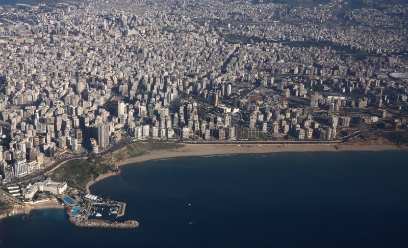 Beirut stock image. Image of arab, city, east, port, seaside - 7488851