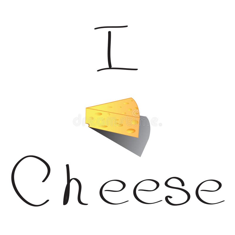 Love and cheese stock illustration. Illustration of grey - 50372035