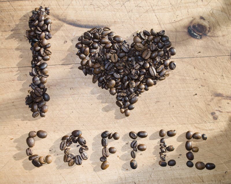 I love coffee stock photo. Image of food, letter, cappuccino - 17496068