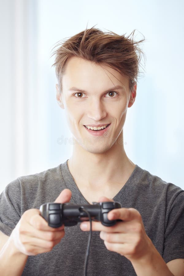 I love my computer stock image. Image of attractive, dark - 84047