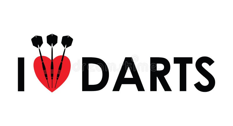 I love the darts stock illustration. Illustration of romance - 66017020