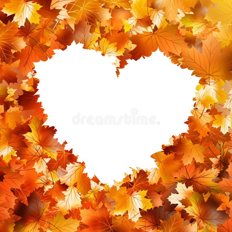 I Love Fall Leaves. and Also Includes EPS 10 Stock Vector ...