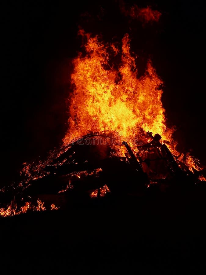 I Love Fires. Not a Painting but Actual Fire Stock Photo - Image of ...