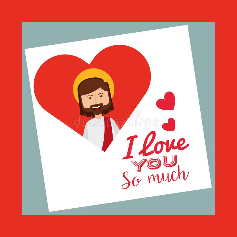 I love jesus design stock vector. Illustration of background - 63134957