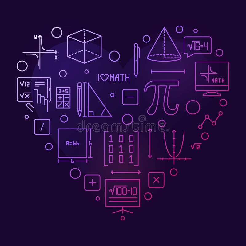 I Love Maths Stock Illustrations – 26 I Love Maths Stock Illustrations ...