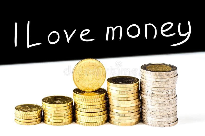 The Love of Money. Euro Banknotes. Stock Photo - Image of financial ...