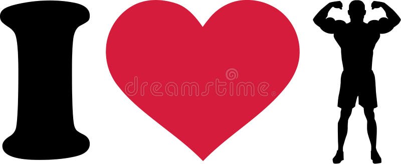 I Love Muscles Stock Illustrations – 14 I Love Muscles Stock ...
