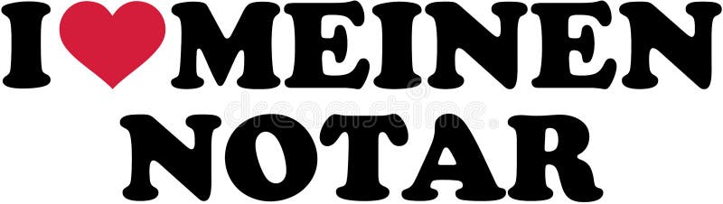 German Notary with Icons. Contract, Seal and Pen Stock Vector ...