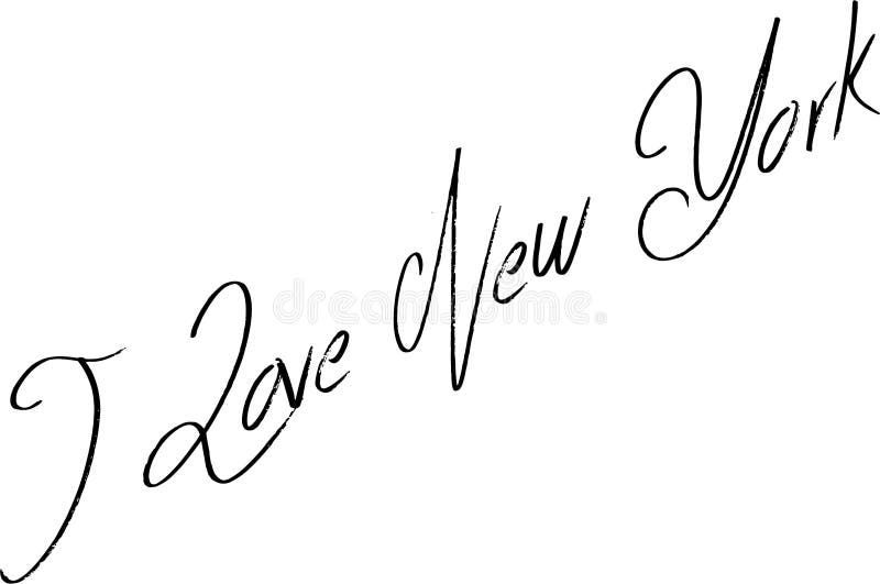 New York text sign stock illustration. Illustration of indication ...