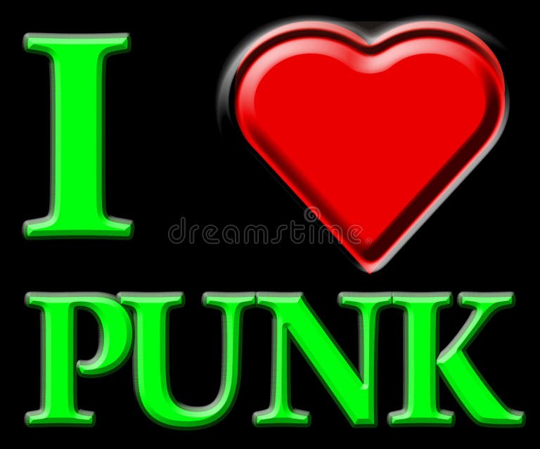 I love punk stock illustration. Illustration of green - 6124849