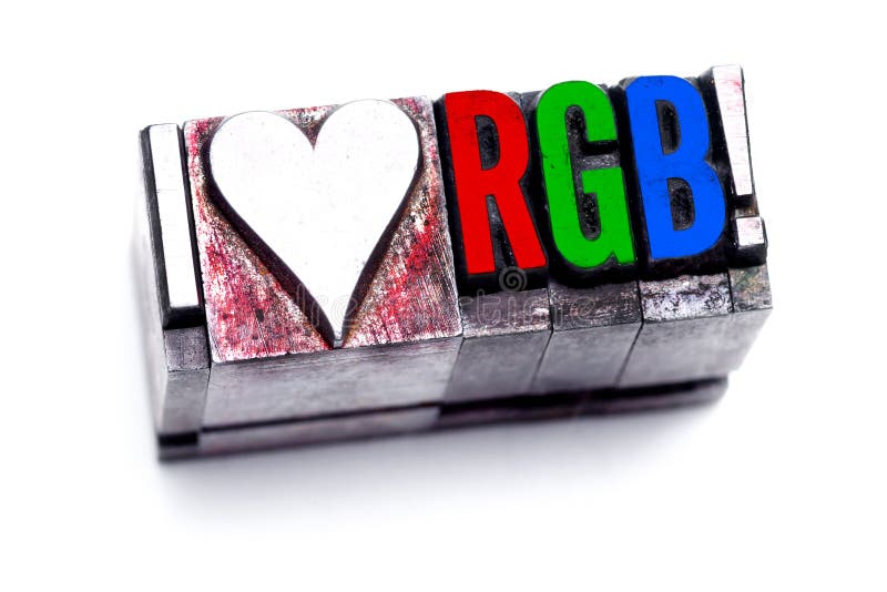 I love RGB stock photo. Image of font, blue, background - 22598448