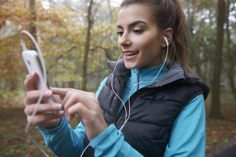 I Love this Song for Running Stock Image - Image of exercising, cold ...