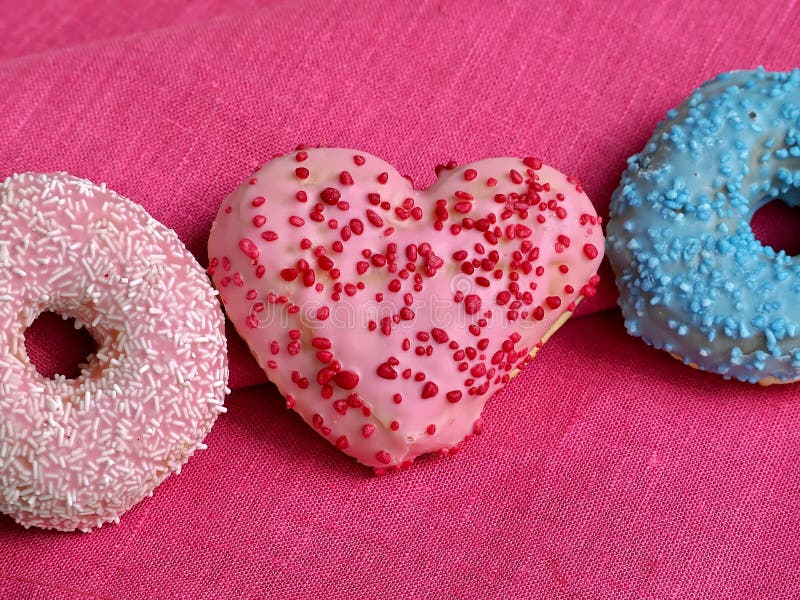 I love sweet doughnuts stock image. Image of sweets - 144111141