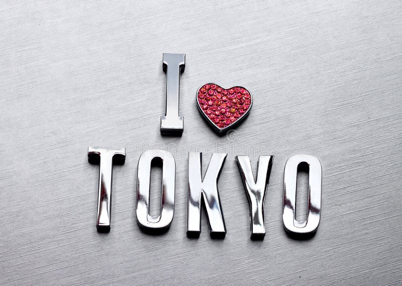 I love tokyo stock illustration. Illustration of design - 25576068