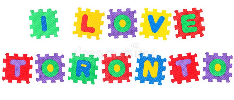 I Love Toronto In An Extraordinary Ecg Style Stock Vector ...