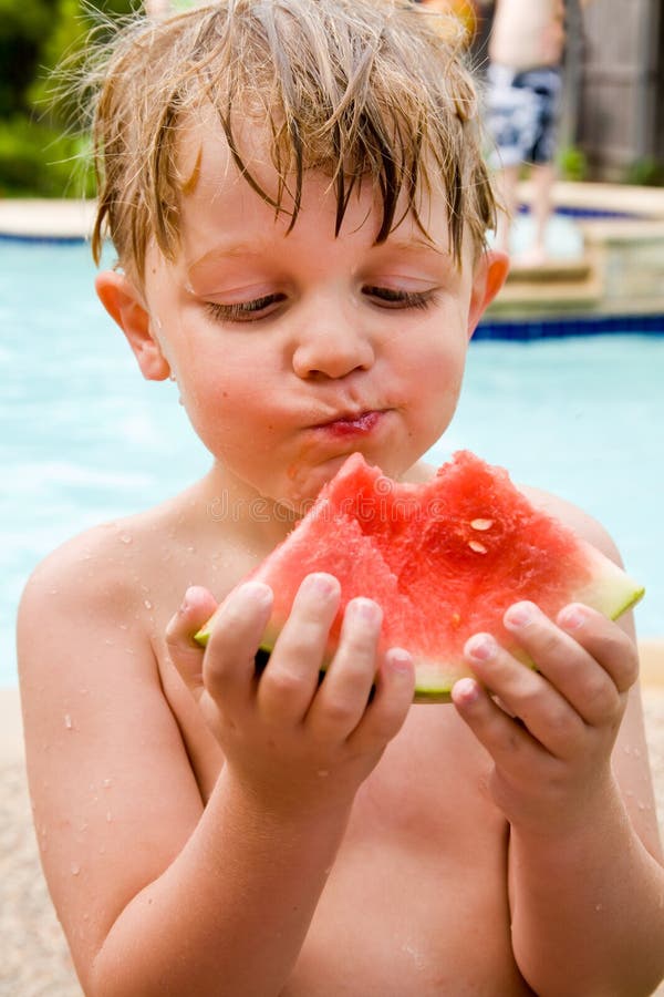 I love watermelon. stock photo. Image of house, food, friendship - 5695756