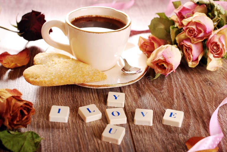 265 Rose Cup Coffee Love You Stock Photos - Free & Royalty-Free Stock ...
