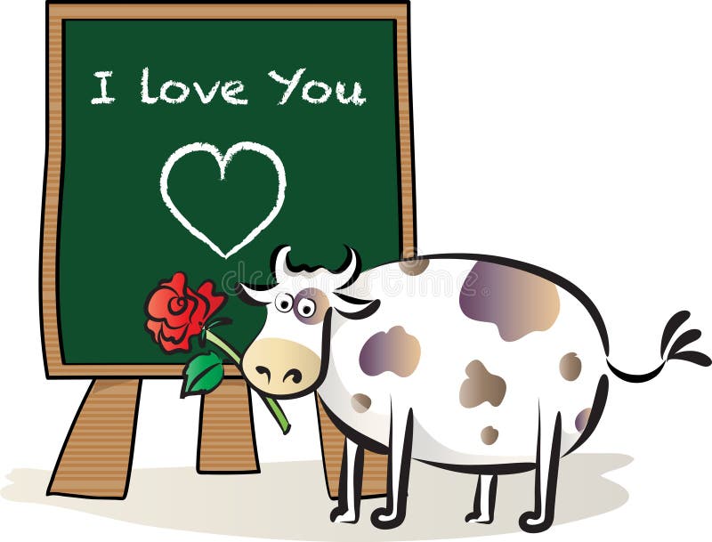 Fat Cow Say I Love You Stock Illustrations – 3 Fat Cow Say I Love You ...