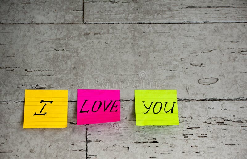I Love You Hand Written Note Stock Photo - Image of rose, south: 45707646