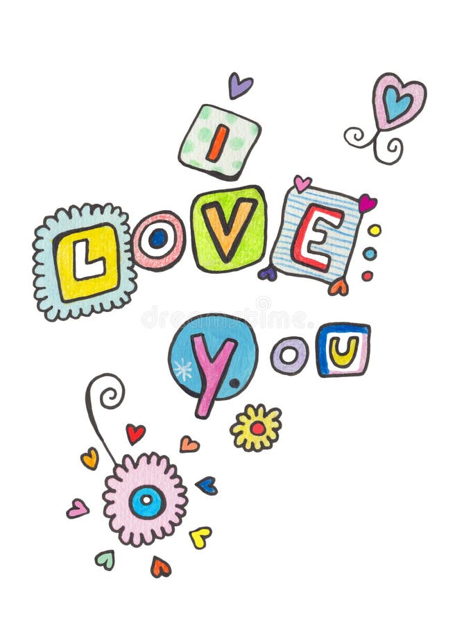 Praying for You Cartoon Text Expression Stock Illustration ...