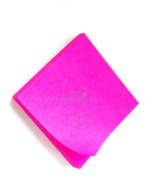 I love you note stock photo. Image of white, desire, note - 58214