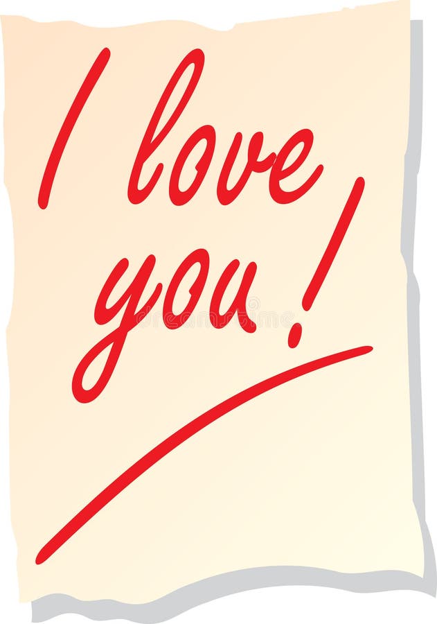 I love you stock illustration. Illustration of isolated - 52545614