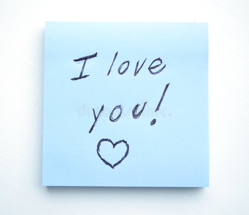 I love you! stock image. Image of love, marker, isolated - 76589873