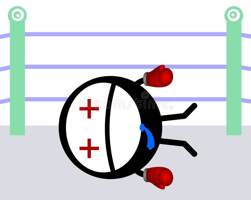 I m knocked out stock illustration. Illustration of cartoon - 36457372