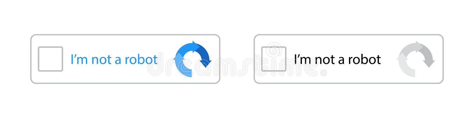 Im Not Robot Stock Illustrations – 29 Im Not Robot Stock Illustrations, Vectors & Clipart ...