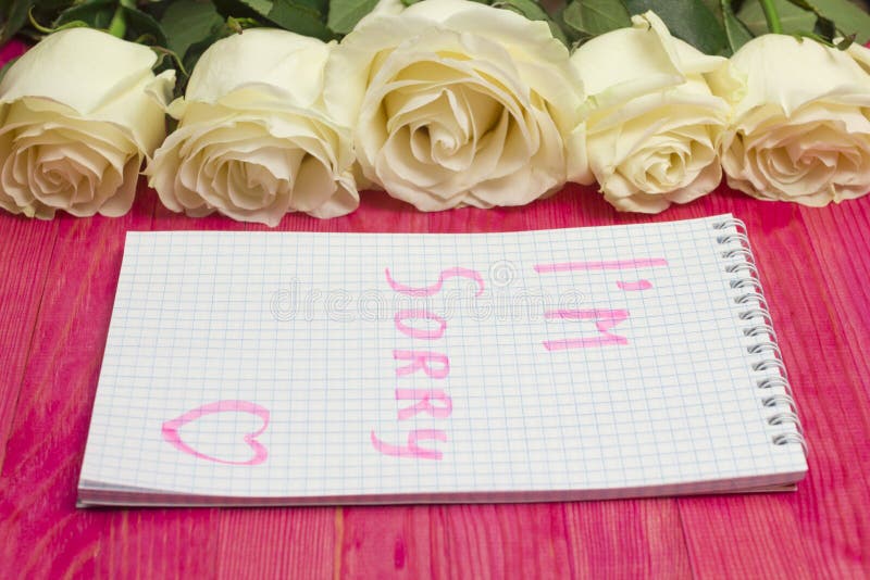 I`m sorry concept stock photo. Image of sorry, heart - 88245434