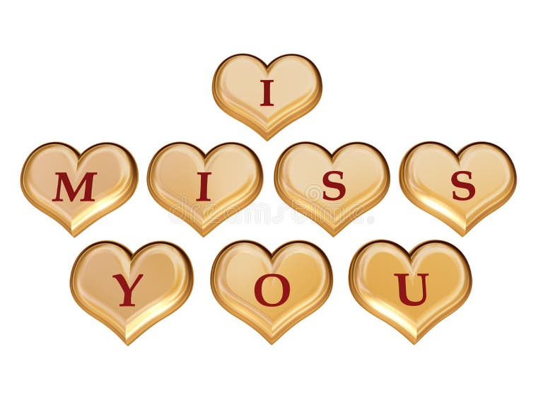 Miss You Text Heart Symbol Stock Illustrations – 273 Miss You Text ...
