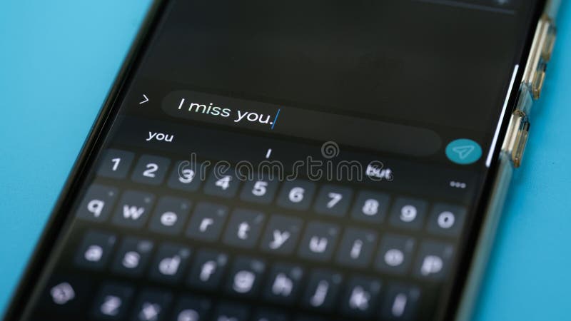 I Miss You Text Message, Mobile Phone, Break Up, Lost Love, Missing ...