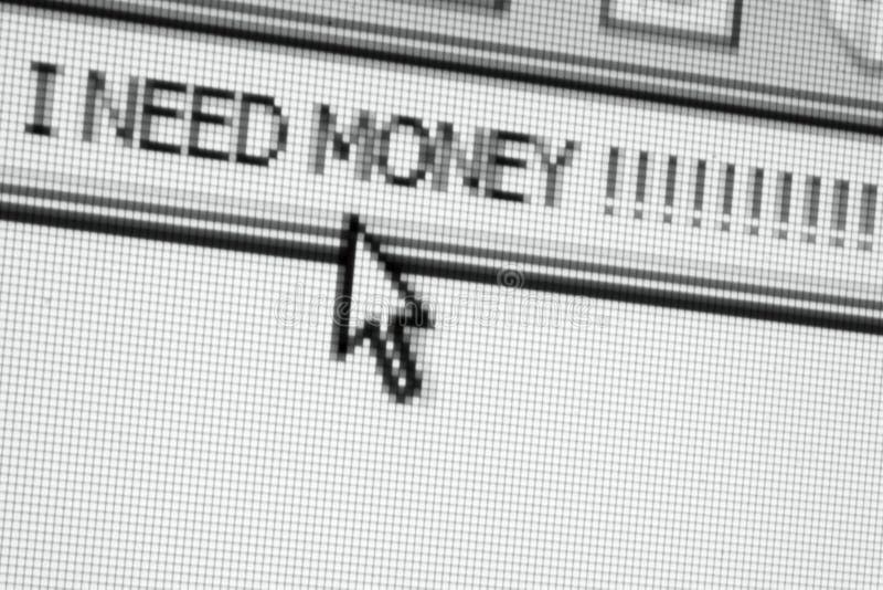 I need money !!!! stock image. Image of offer, exclamation - 12404745
